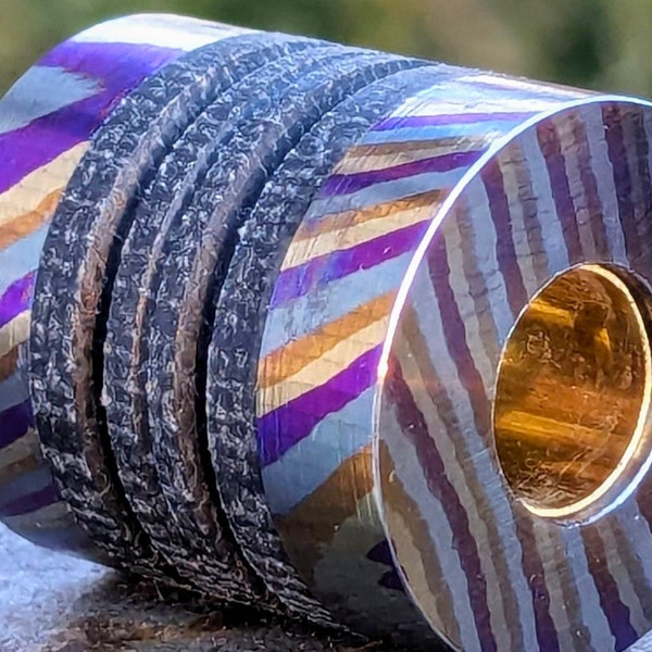 Awesometal Crystallized Titanium Rod, in Stock - Etsy