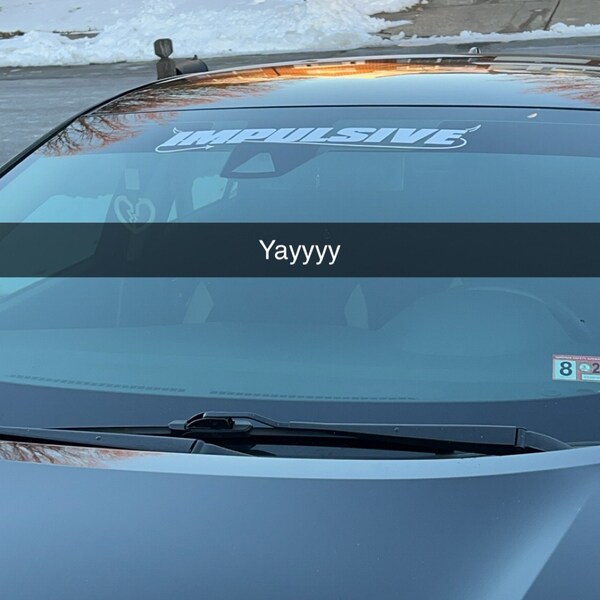 Impulsive Windshield Banner - Etsy