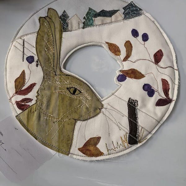 Red Work 5 Hedgehog and Poppies Summer PDF Pattern Wildlife Hand Sewing ...