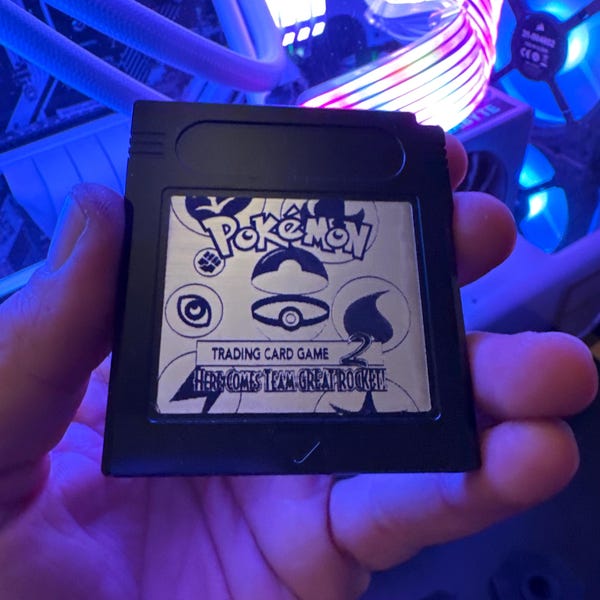 Laser Engraved Gameboy Cartridge Stickers - Etsy
