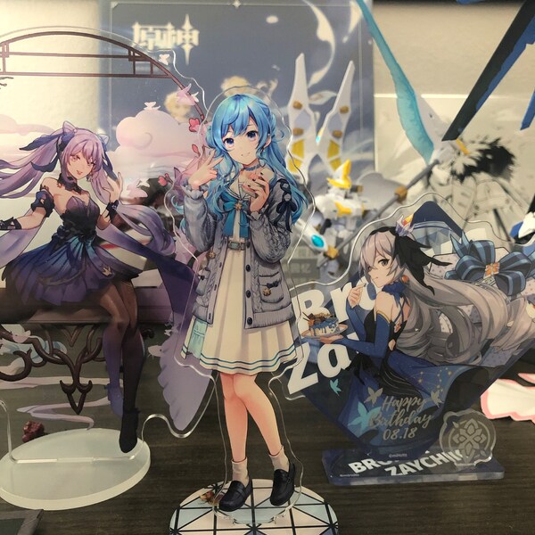Hololive Vtuber Hoshimachi Suisei Fan-made Acrylic Standee Figure ...