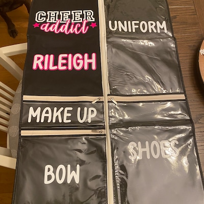 Personalized Cheer Garment Bags - Etsy