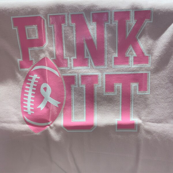 Pink Out Svg, Breast Cancer Svg, Awareness Ribbon Pink Svg, Pink Out ...