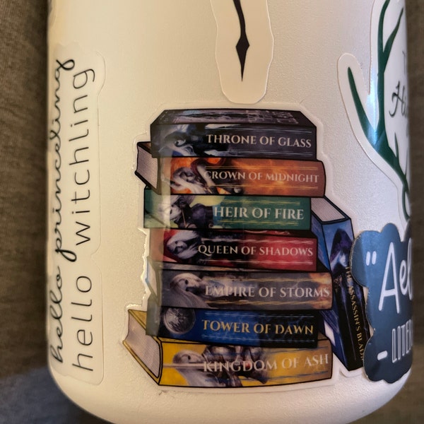 TOG Book Stack Sticker, Throne of Glass Series - Etsy