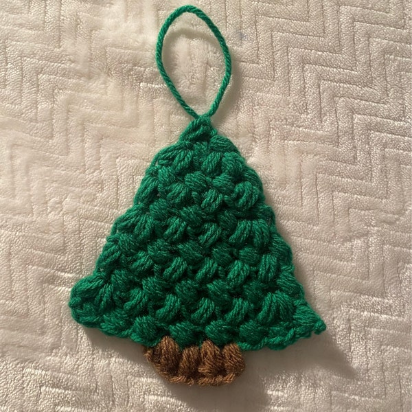 Flat Christmas Trees Crochet Pattern | Christmas Tree Garland or ...
