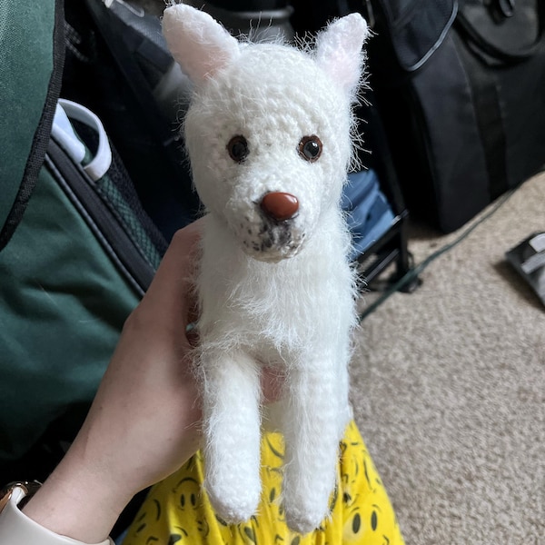 Custom Stuffed Dog, Custom Dog Plush, Custom Crochet Dog, Custom Pet ...