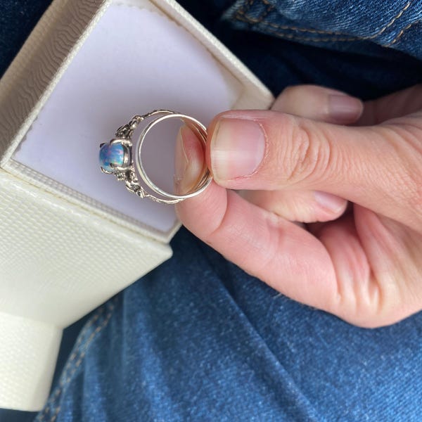 Twig and Leaf Engagement Ring, Branch and Leaves Engagement Ring With ...