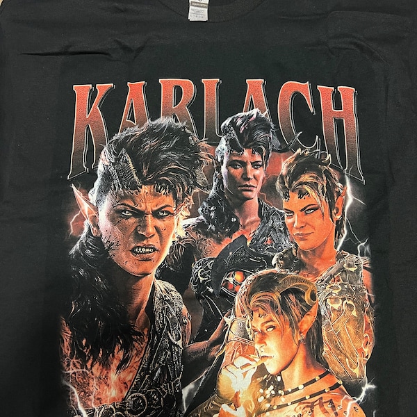 Limited Karlach Baldurs Gate 3 Vintage T-shirt, Gift for Women and Man ...