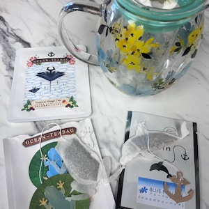 Manta Ray Tropical Mango Tea Bag - Ocean Teabag - Etsy