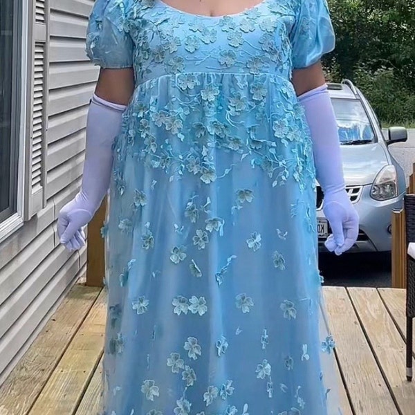 Daphne Regency-jurk cosplay kostuum - Etsy Nederland