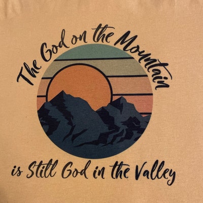 Sublimation Designs Downloads Christian PNG , the God on the Mountain ...