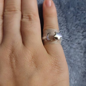 Planet Fidget Ring Rainbow Spinner Ring Anxiety Ring - Etsy