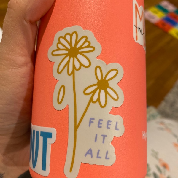 Feel It All / Vinyl Sticker / Laptop Sticker / Water Bottle Sticker ...