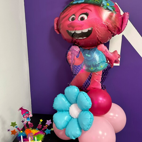 Princess Poppy Troll Cake Topper / Centre Piece - Etsy