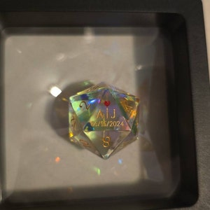 Full Black Purple Opal Dungeons and Dragon Raised Dice, RPG Game ...