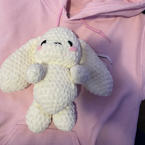 Bunny Rabbit Peaceful Plushies Crochet Pdf Crochet Pattern Amigurumi ...