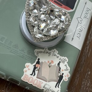 Main Character Energy Large Glossy Book Sticker Bookish Sticker Bookish ...