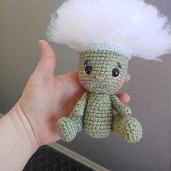 Amigurumi Baby Dandelion Crochet Pattern, Crochet Flower Doll, Fake ...