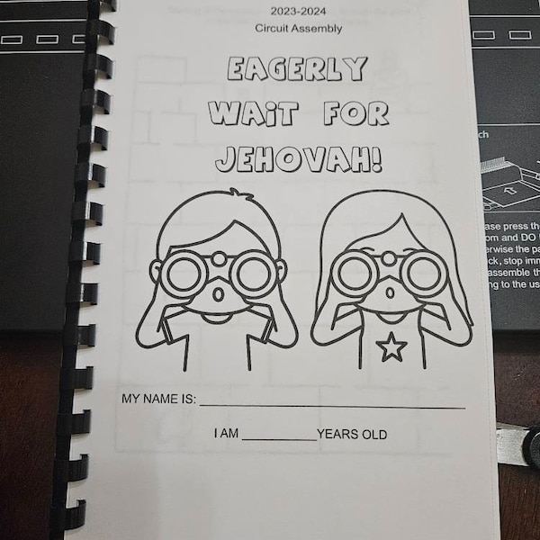 JW Kids Bible ABC 123 & COLORS Worksheets/book for Children Ages 2-6 - Etsy