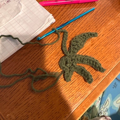 PDF PATTERN : Marijuana Leaf Crochet Pattern Crochet Pot Leaf Pattern ...