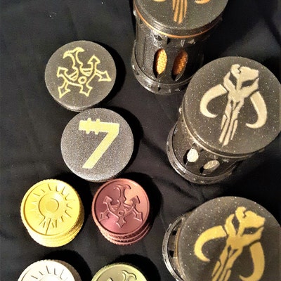 Sabacc Coin Chip galactic Republic - Etsy