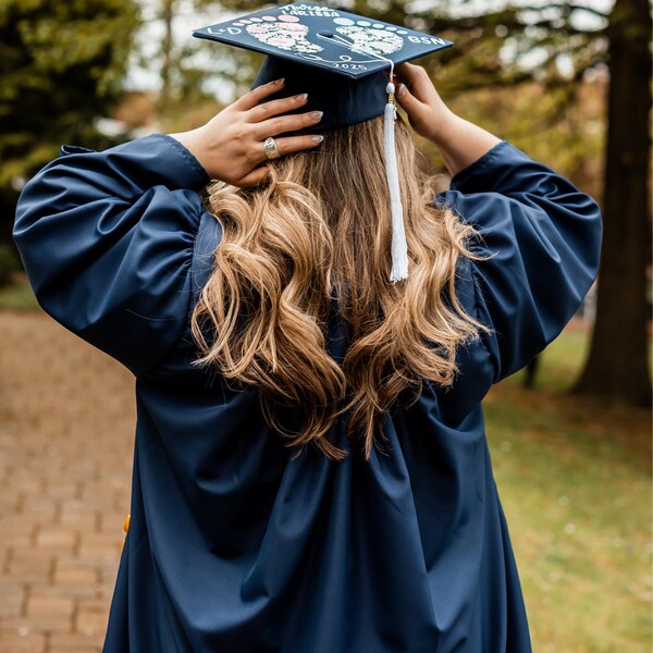 Custom Graduation Cap Topper, I Trust the Next Chapter Because I Know ...