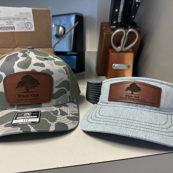 Custom Richardson 112 PFP Duck Camo Leather Patch Trucker Hat ...