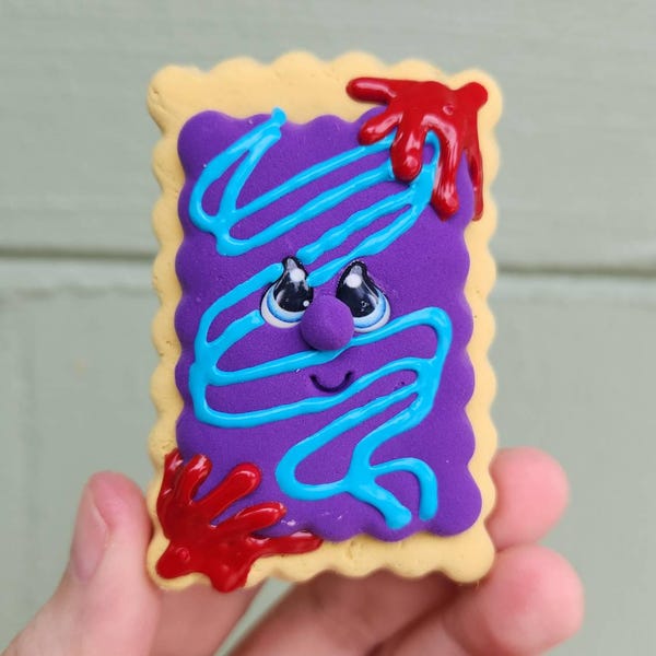 3in Fake Clay Toaster Pastry Clay Desk Buddy Friend Cuties! Desk Office ...