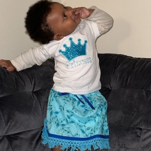 Israelite Princess Skirt With Fringes & Violet Ribbon 100 Percent ...