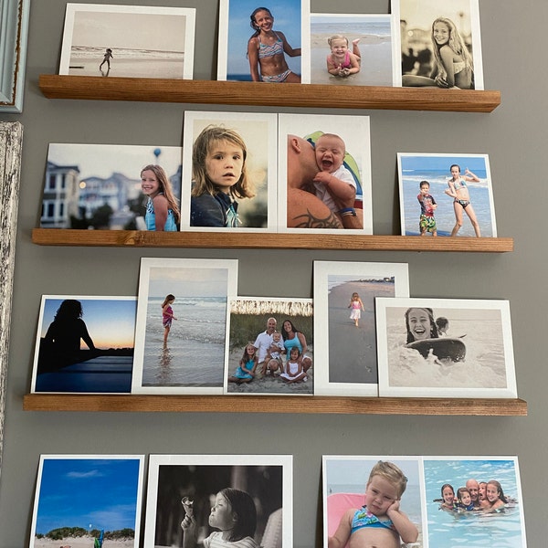 Letter Ledge Set | Wooden Ledges With Acrylic Letters | Statement ...