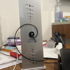 The Hyperbolic Curve Clock - Etsy