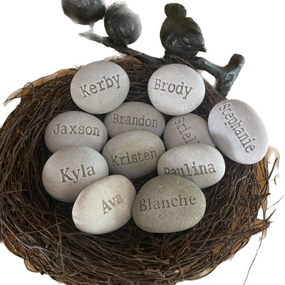 Engraved Message Stone for Family and Friend Be Here Now Inspirational ...