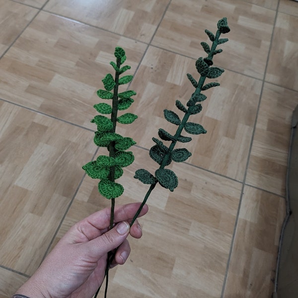 Crochet Willow Leaf Pattern PDF, Leaves, Stem, Plant Crochet - Etsy