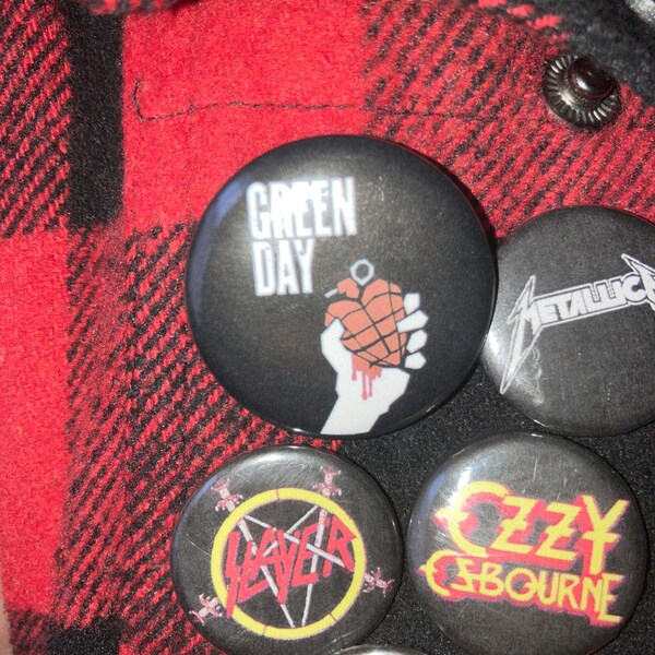 Rock Band Pins, Band Pins, Rock Pins - Etsy