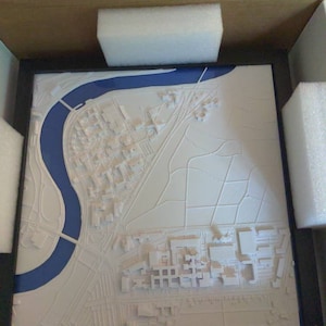 3D City Map 3D Street Map 3D Printed Skyline Decor Home - Etsy