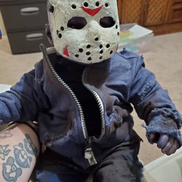 Creepy Baby Jason Doll: Horror Themed Display - Etsy