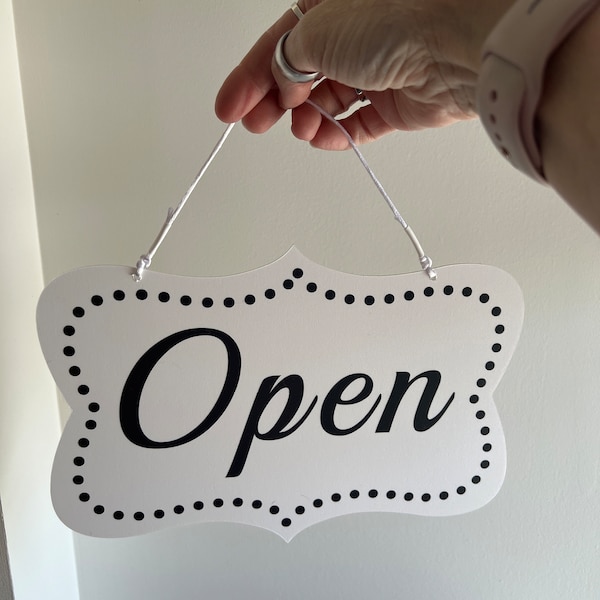 Open Sign, Open Closed Sign, Vintage Style, Vintage Style Open Closed ...