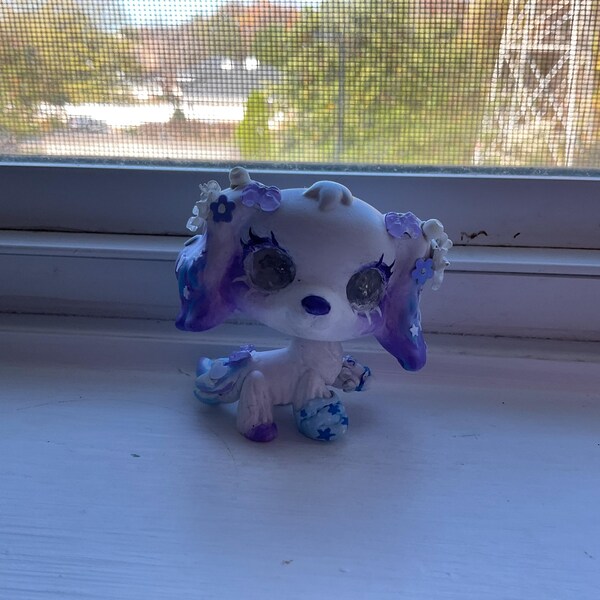 Custom LPS Cocker Spaniel Glass Eye Porcelain Pattern - Etsy