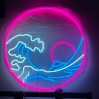 Business Neon Lights Mirror Logo Sign Acrylic Custom Logo Decoration ...