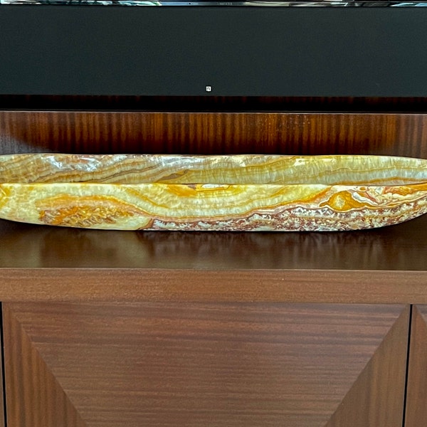 Natural Stone Canoes Modern Beautiful Home Decor Onyx Mexican Wholesale ...