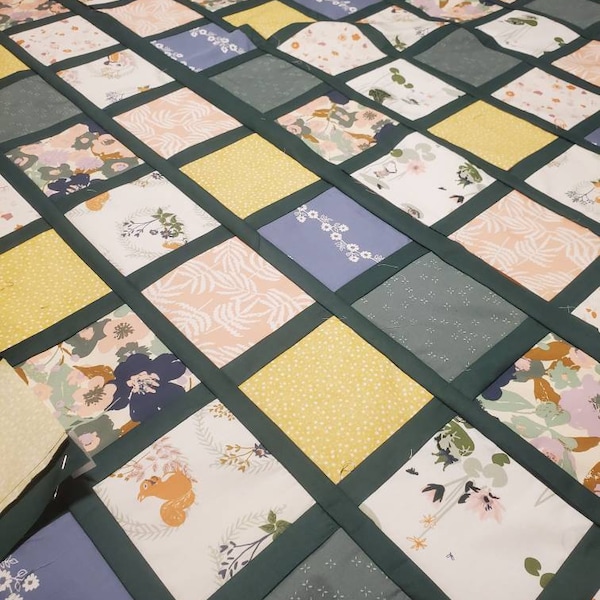 Grandma's Charmed Lattice Quilt Pattern - Etsy