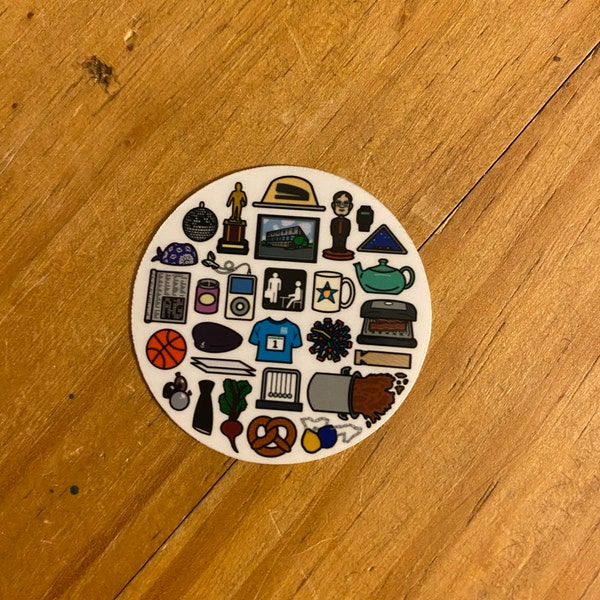 The Office — Phone Grip Sticker — 1.5" Decal Only - Etsy