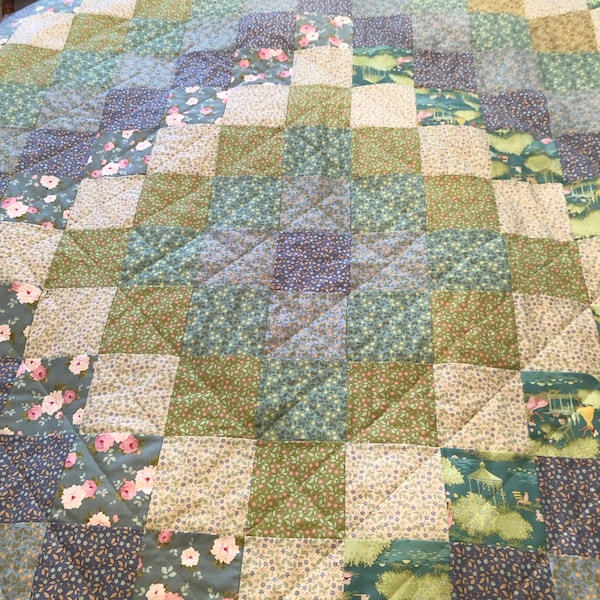 Easy Quilt Patterns PDF Oasis Quilt Pattern for Beginners Quilting ...