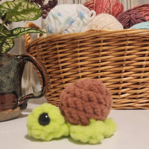 Itty Bitty No-sew Turtle Crochet Pattern (PDF) - Etsy
