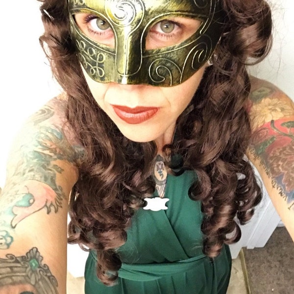 Gold Roman God Style Masquerade Mask for Men - Etsy