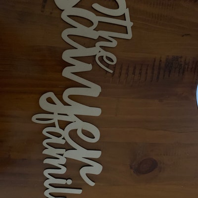 MDF Wooden Name Laser Cut MDF 3MM Wood Name DIY Name Raw Mdf Blank Word ...