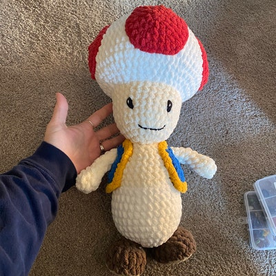 CROCHET PATTERN Toad Super Mario Bros PDF File English, French - Etsy