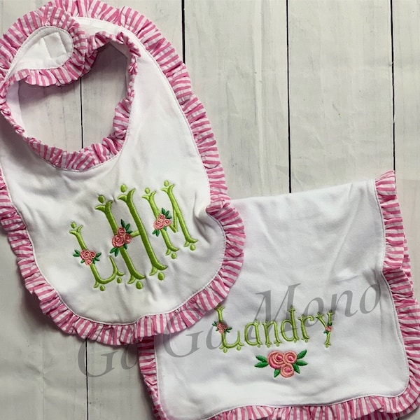 Machine Embroidery Design Fishtail Rose Monogram Alphabet Font INSTANT ...