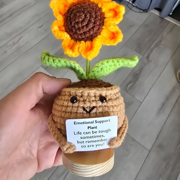 Crochet Opening Tulips/corn Poppy/lavender,crochet Flower Pot Plant,emotional Support,mental ...
