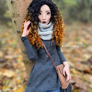 Irregular Hem Dress PATTERN for Smart Doll. Step by Step Tutorial. Doll ...